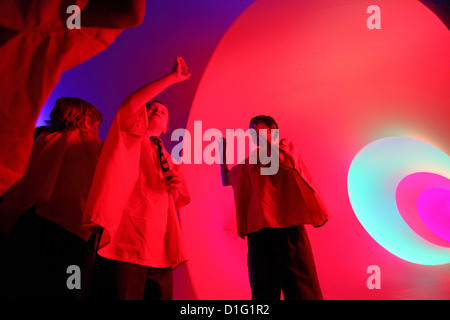 inside Colourscape colorscape, bright saturated color art installation ...