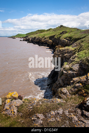 Sand Point. Near Weston-super-Mare. Somerset. England. UK Stock Photo ...