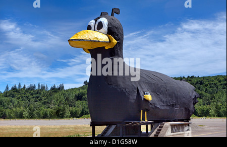 The Big Duck, a roadside attraction in Flanders, Long Island, NY Stock ...