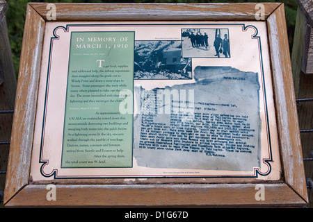 Great Northern Railroad Wellington disaster; showing the town March 10 ...