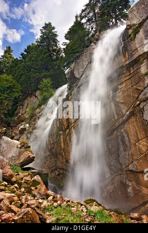 The double waterfalls of "Souda", very close to Theodoriana , Tzoumerka ...