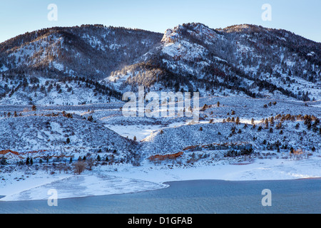 Lory State Park and Horsetooth Reservoir view from Arthur's Rock, a ...