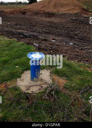 Lockable Cover of borehole standpipe accessed for monitoring ...