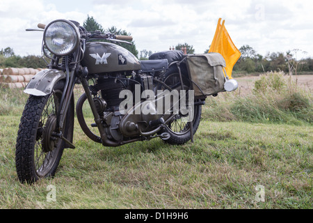 Vintage British Army Matchless G3 350cc motorcycle at Preston Steam ...