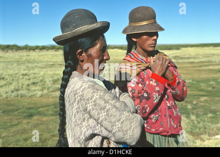 Native Aymara women,Altiplano, Andes,Bolivia Stock Photo - Alamy