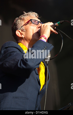 Larry Love (Rob Spragg) lead singer of the Alabama 3 band "Woke Up This ...
