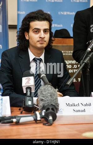 Maikel Nabil Sanad, an Egyptian blogger and political activist carrying ...