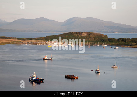 isle of kerrera from mull scotland Stock Photo - Alamy