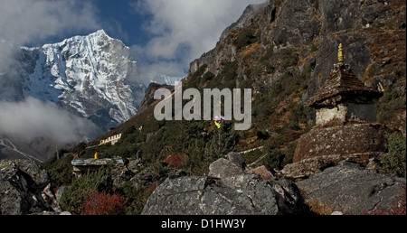 Thame monastery, Namche, Solukhumbu District Stock Photo - Alamy