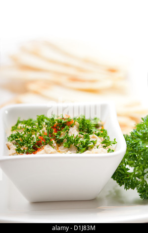 fresh traditional moutabal baba ghanoush eggplant dip Stock Photo - Alamy