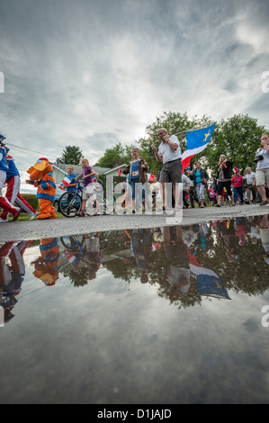Acadian Day Tintamarre, Squatec, Quebec, Canada Stock Photo - Alamy