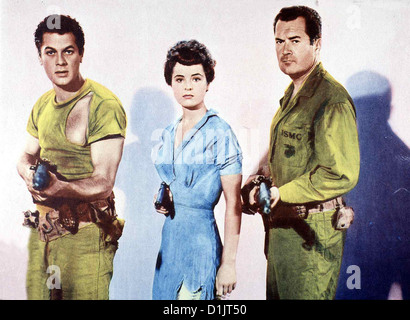 BEACHHEAD, Tony Curtis, Frank Lovejoy, Mary Murphy, 1954 Stock Photo ...