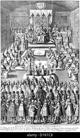 Parliament of Queen Elizabeth I of England Stock Photo: 53061398 - Alamy