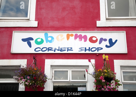 Tobermory Corner Shop, Isle of Mull, Scotland Stock Photo - Alamy