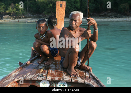 The Moken, sea gypsies of the Andaman sea rebuild their village after ...