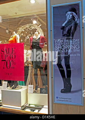 Interior of York Designer Outlet, York, North Yorkshire, England ...