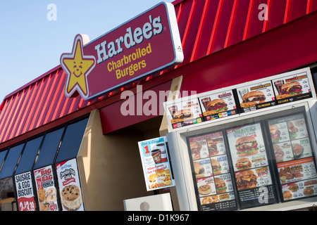 A Hardee's fast food restaurant Stock Photo - Alamy