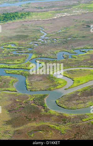 Aerial view of Dauphin Island, Alabama Stock Photo - Alamy