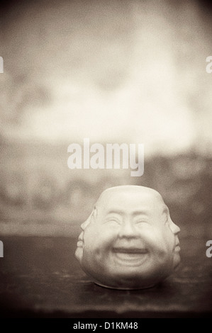 Strange Chinese multiple faced object Stock Photo - Alamy