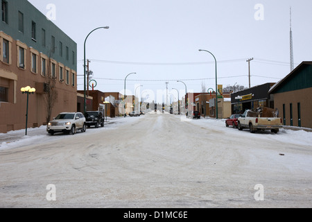 third avenue main street through Kamsack Saskatchewan Canada Stock ...