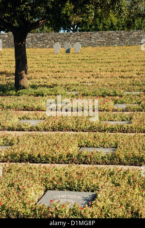 German military cemetery in Maleme Chania province Crete Greece Stock ...