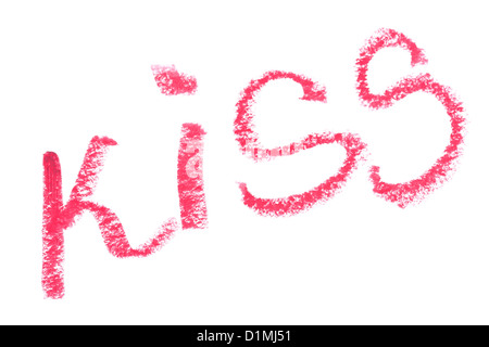 Heart with the inscription Love it is isolated on a white background ...