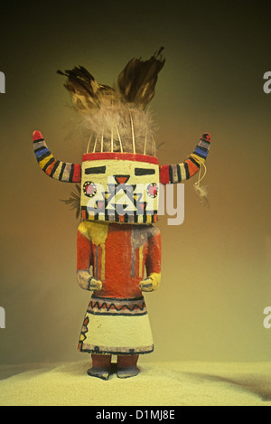 Native American Hopi Indian in traditional ceremonial dress at free ...