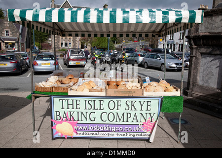 Market Stall, Portree, Isle of Skye, Scotland Stock Photo - Alamy