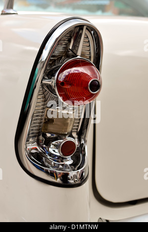 vintage rear tail-light on a classic automobile Stock Photo - Alamy