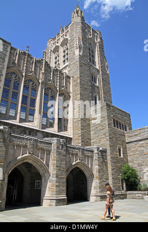 Princeton University campus Firestone Library. Ivy League school ...