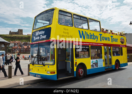 seaside open top tour bus scarborough north yorkshire england uk Stock ...