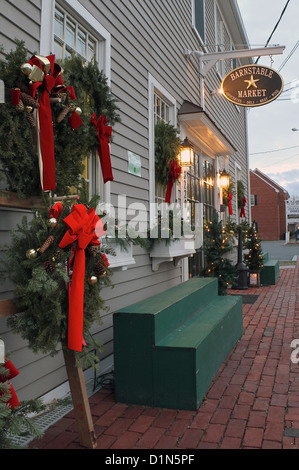 Barnstable Market, Barnstable Village, Cape Cod Stock Photo - Alamy