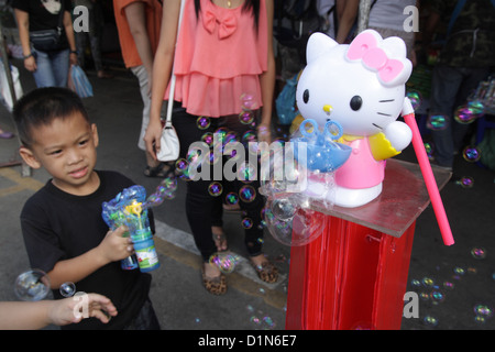 Hello Kitty Bubbles Machine on street at Chatuchak Weekend market ...