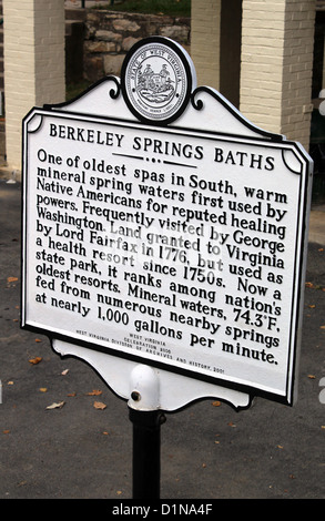 The Baths at Berkeley Springs, West Virginia USA Stock Photo - Alamy