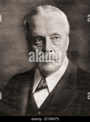 A portrait of Arthur Balfour, British statesman, captured in 1922 ...