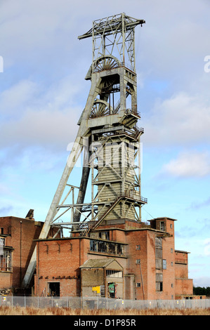 The steel winding towers, wheels and brick winding house is all that ...