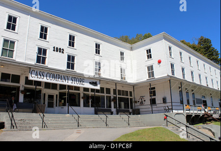 Cass, West Virginia - The company store in a company town founded in ...