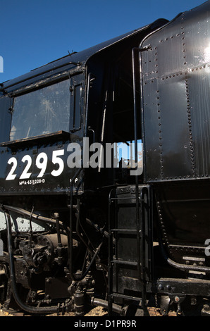 Steam locomotive cockpit Stock Photo - Alamy