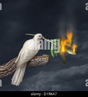 Politics concept: Threat Of Terrorism on wall background Stock Photo ...
