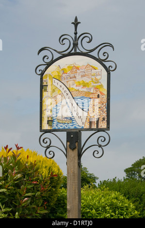 Welcome to Devon sign North Devon England Stock Photo - Alamy