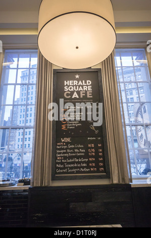 Shoppers at Herald Square Cafe Coffee Bar, Macy's Department Store ...