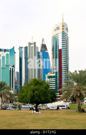 HIGH RISE BUILDINGS IN DOHA QATAR Stock Photo - Alamy