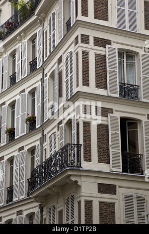 Traditional French window shutters, Paris, France Stock Photo - Alamy