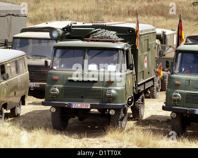 The Robur LO 2002 is a military vehicle displayed at the War and Peace ...