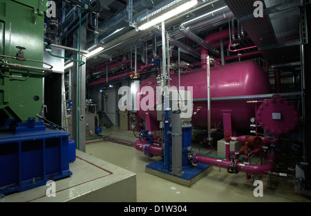 Unterhaching, Germany, building the geothermal power plant Unterhaching ...