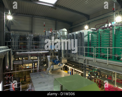 Unterhaching, Germany, building the geothermal power plant Unterhaching ...