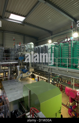 Unterhaching, Germany, building the geothermal power plant Unterhaching ...
