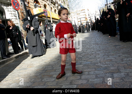 The Holy Week procession in the city of Astorga in Spain Stock Photo ...