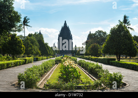 Candi Shiva temple at Prambanan, the largest Hindu temple in Indonesia ...
