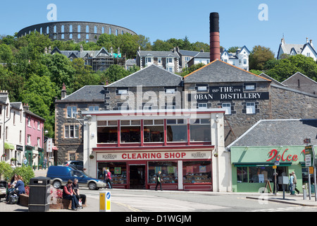 Oban town centre Stock Photo - Alamy
